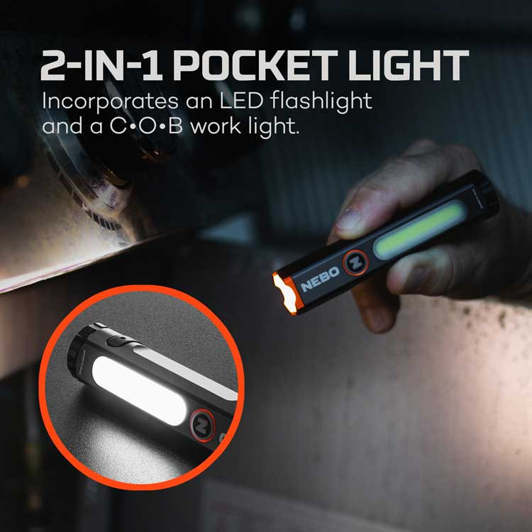 Nebo Tools Mini Larry 500 Flashlight | American Edge Knives