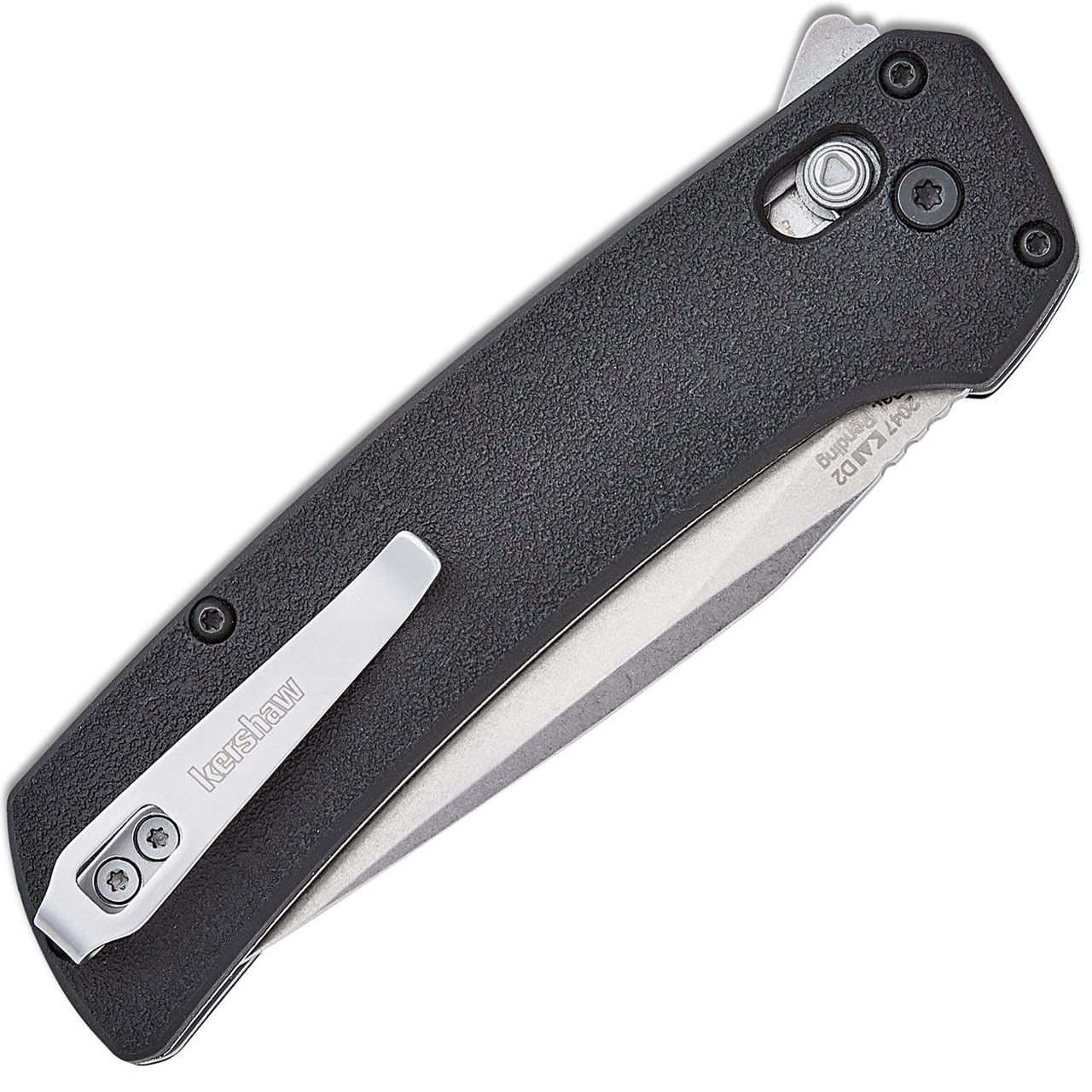 Kershaw Layup DuraLock Black Glass Reinforced Nylon Handles Stonewashed ...