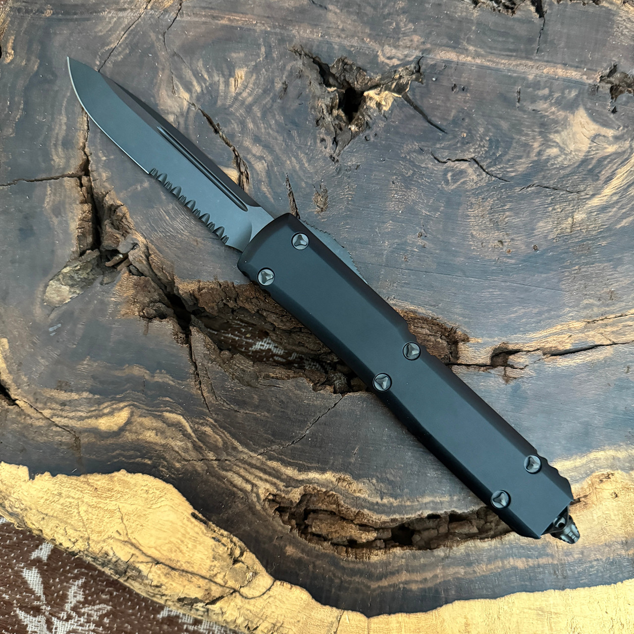 Microtech Ultratech Se Shadow Dlc Serrated Dlc Hardware Signature