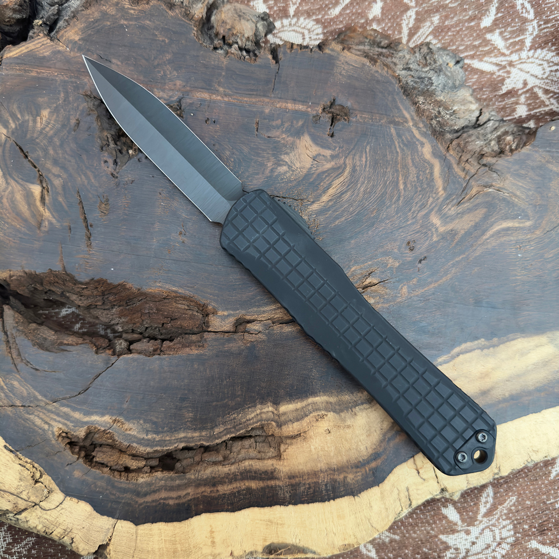 Heretic Knives Custom Manticore X De Frag Aluminum Handle W Carbon