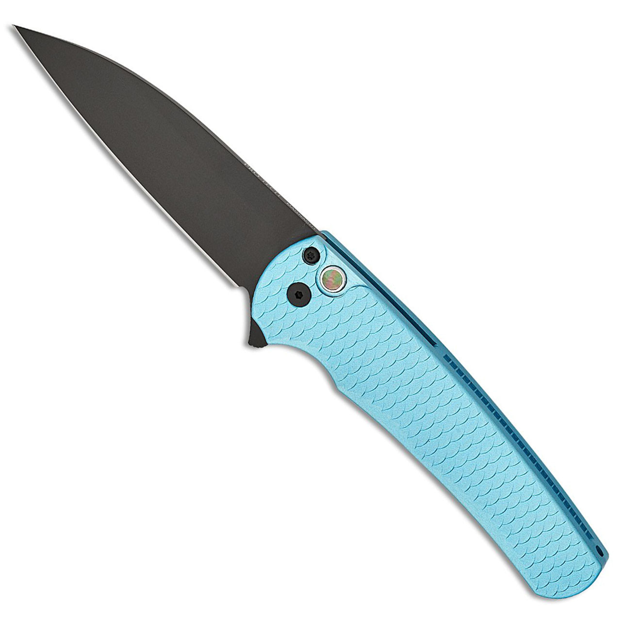 Pro-Tech Malibu Button Lock Flipper Wharncliffe NYCKS 2024 Dragon Scale ...