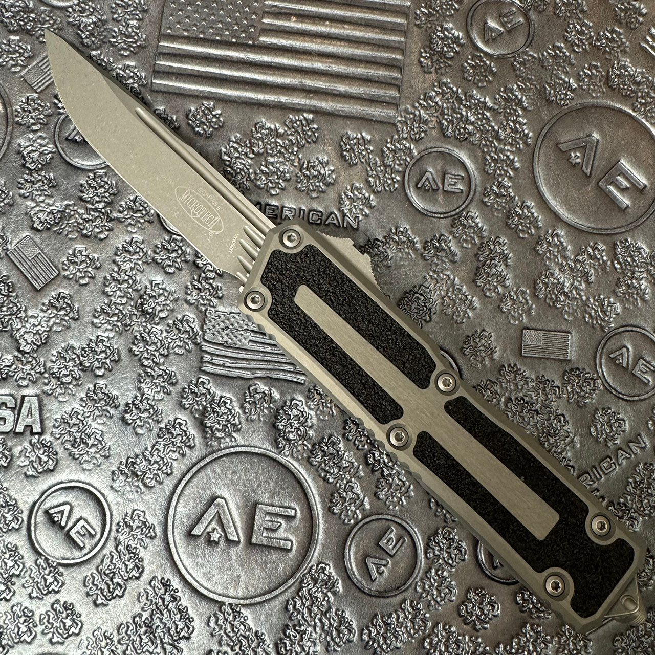 Microtech Scarab II Generation III S/E Natural Clear Apocalyptic ...