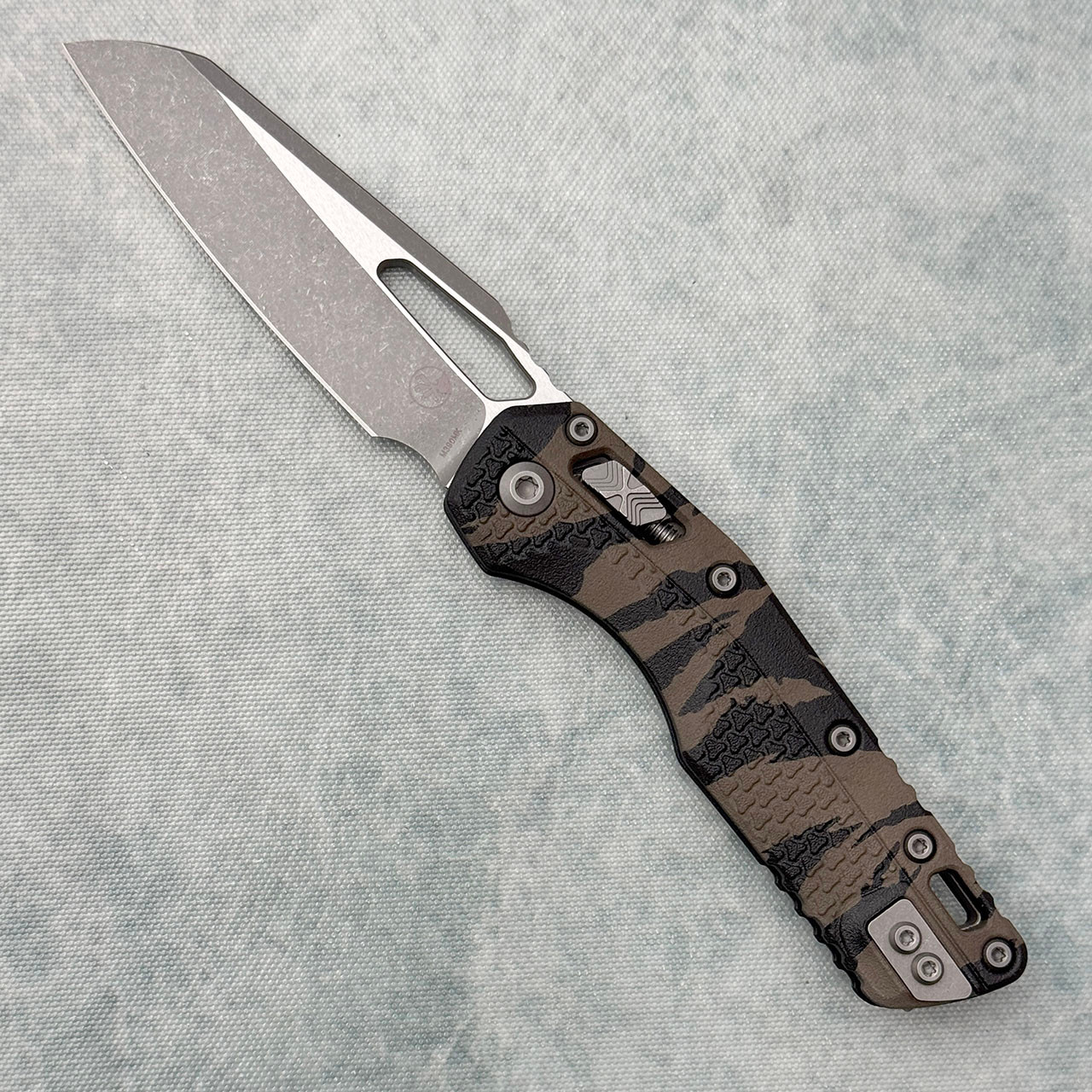 Microtech MSI RAM-LOK S/E Tiger Camo Tri-Grip Polymer Apocalyptic ...