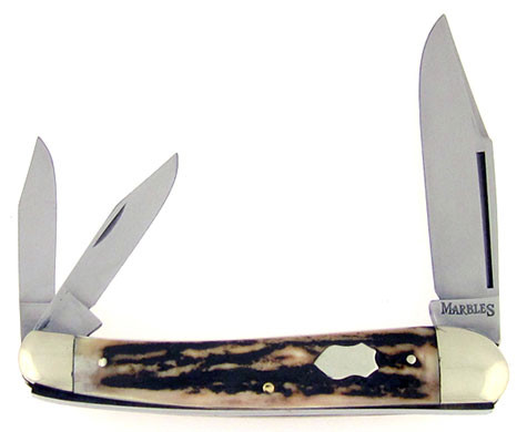 Marbles Whittler Premium Genuine Stag | American Edge Knives