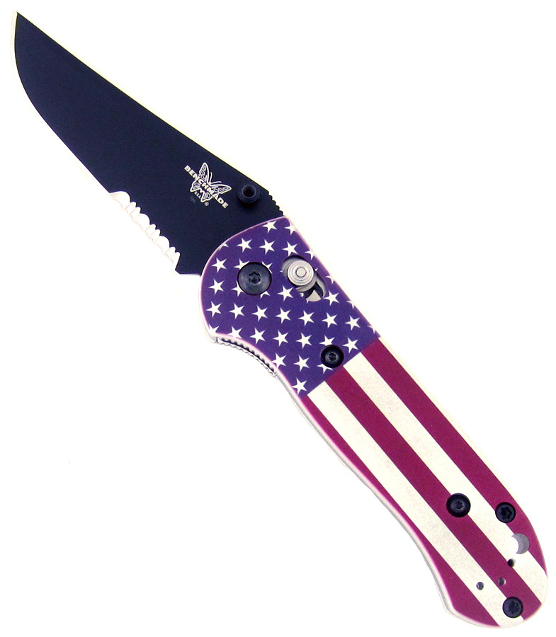 Benchmade Pardue Axis Lock American Edge Limited Edition Black Serrated ...