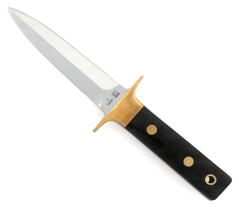 Al Mar Fang Dagger Black Micarta | American Edge Knives