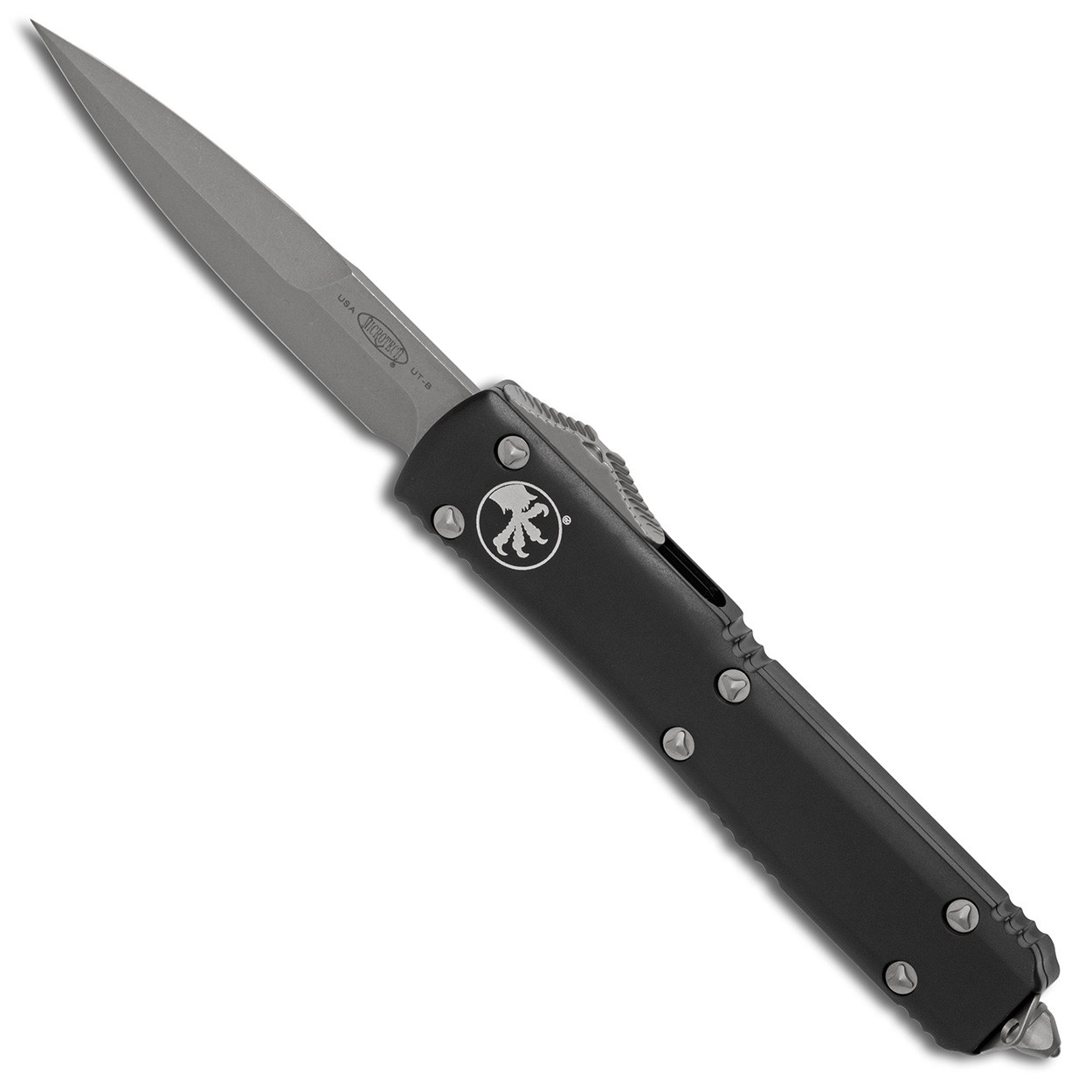 Microtech Ultratech Bayonet Black Handle Apocalyptic Standard Blade 120 ...