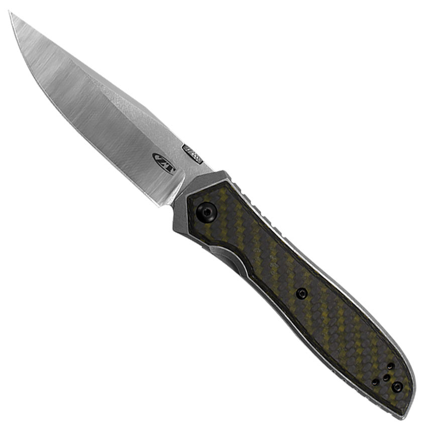 Zero Tolerance 0640 Emerson Frame Lock Titanium Green Carbon Fiber ...