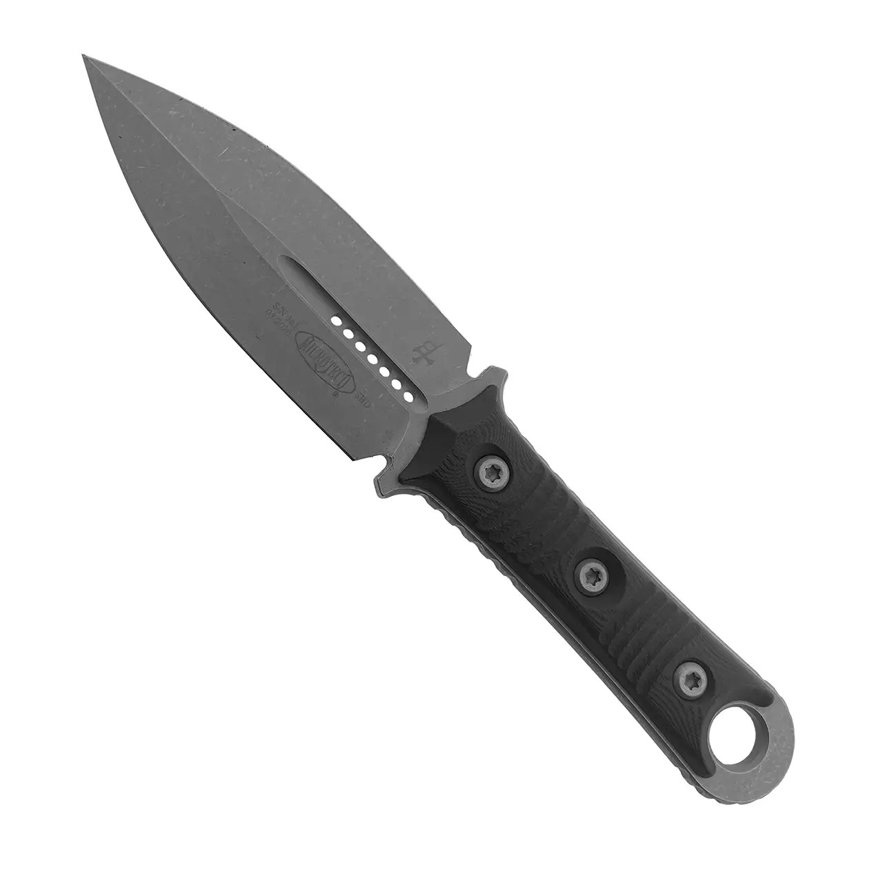 Microtech Borka SBD Dagger Fixed Blade Black G-10 Apocalyptic Standard ...