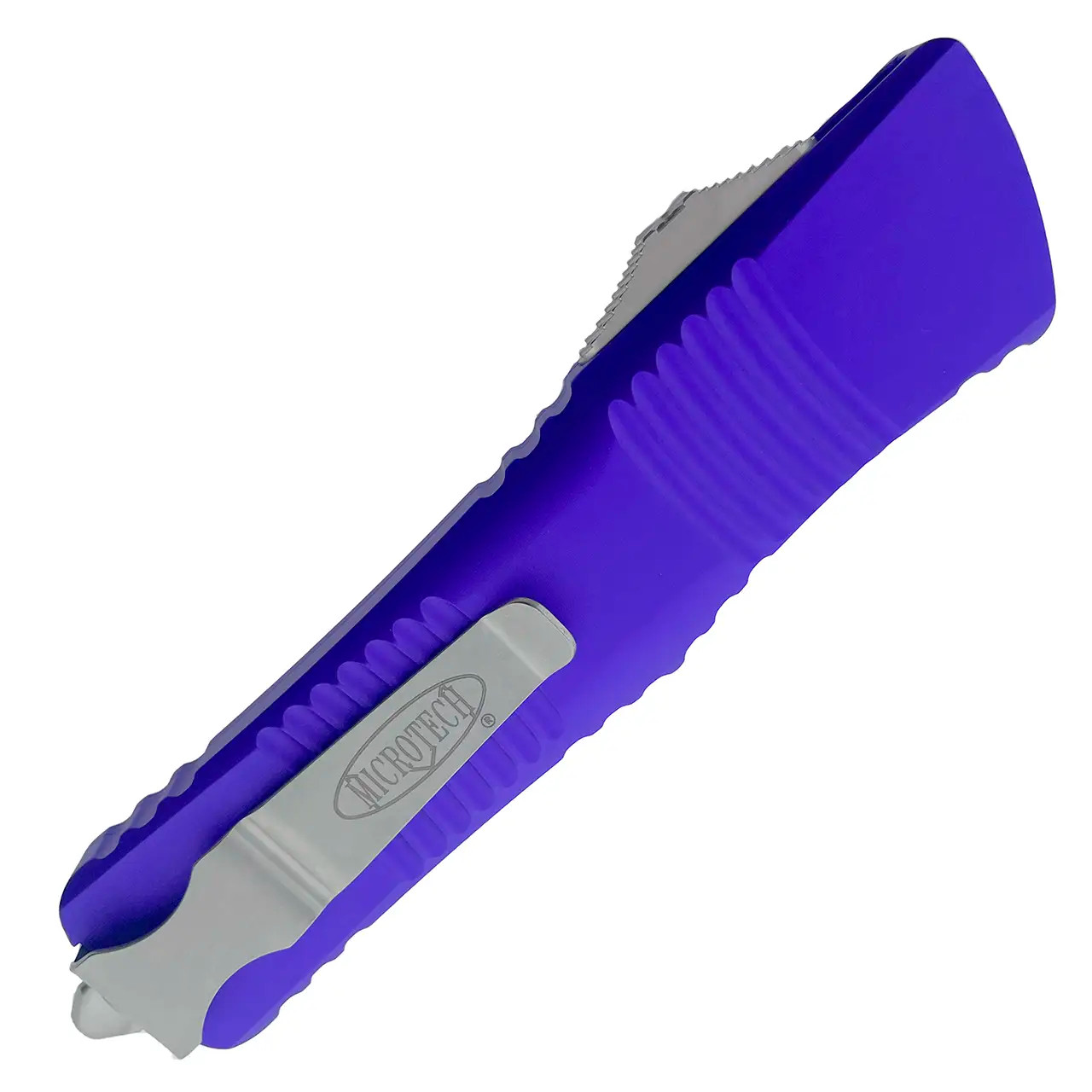 Microtech Combat Troodon S/E Purple Handle Satin Standard Blade 143-4PU ...