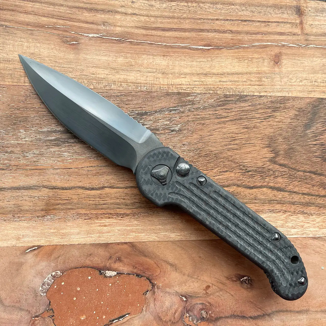 Marfione Custom LUDT DLC Carbon Fiber w/ Carbon Fiber Inlaid Button DLC ...