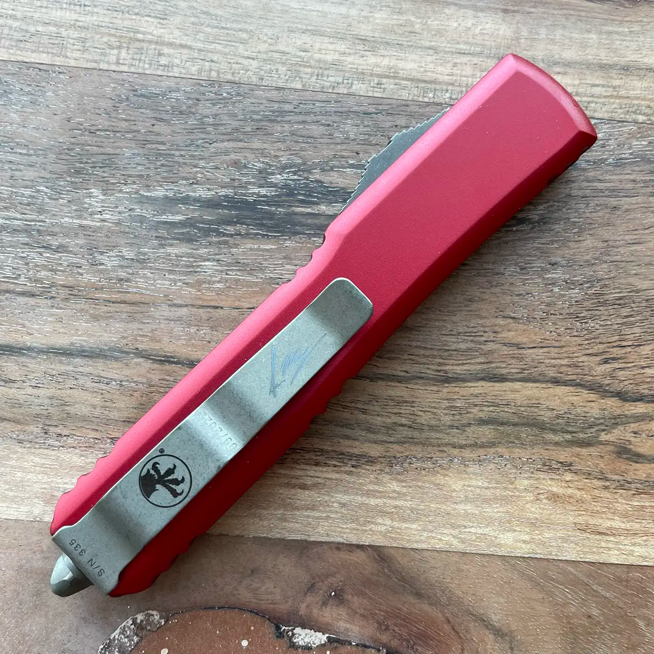 Microtech Ultratech Warhound Red Bronze Apocalyptic Standard Signature ...