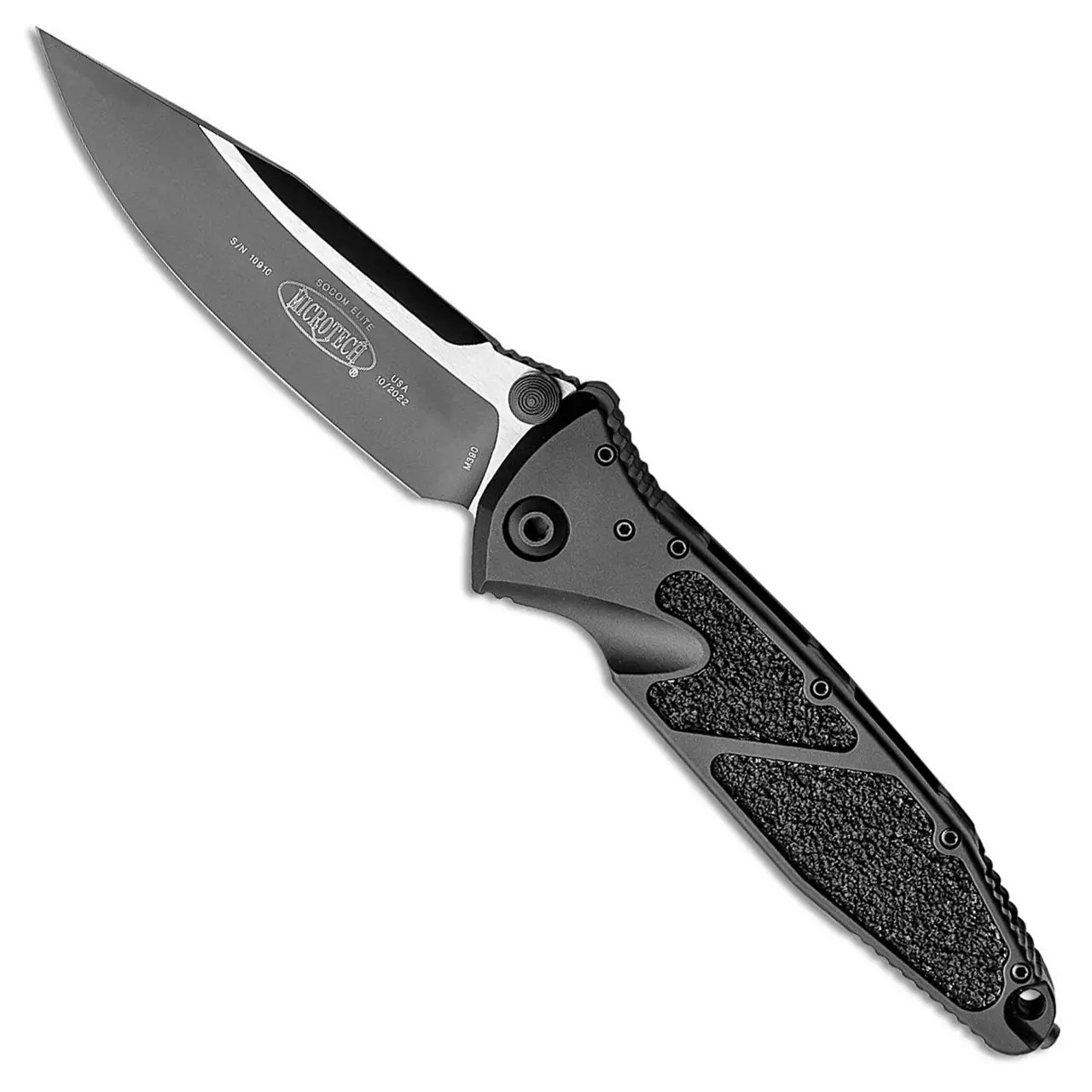 Microtech Socom Elite Manual S/E Tactical Black Standard 160-1T ...