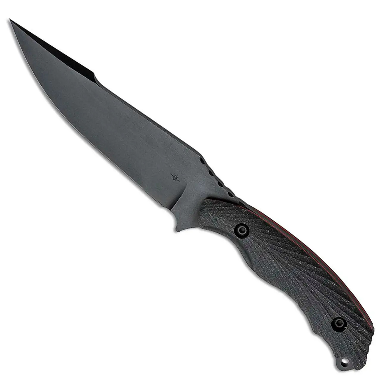 Toor Knives Raven Fixed Blade Shadow Black G-10 Handle Black Blade ...