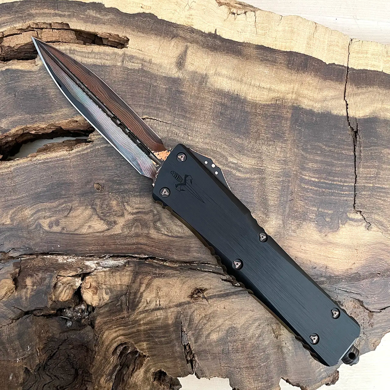 Marfione Custom Combat Troodon D/E Hefted Black Alloy Hot Blued Baker ...