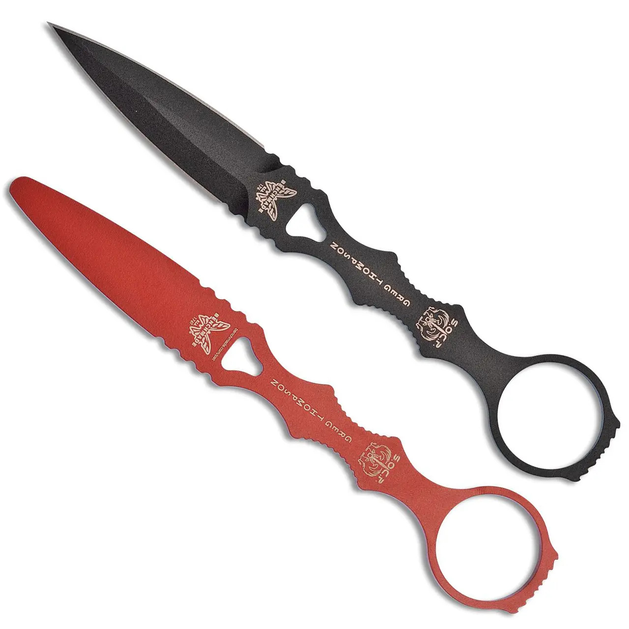 Benchmade SOCP Combo Knife/Trainer Blades 176BKSN-COMBO | American Edge ...