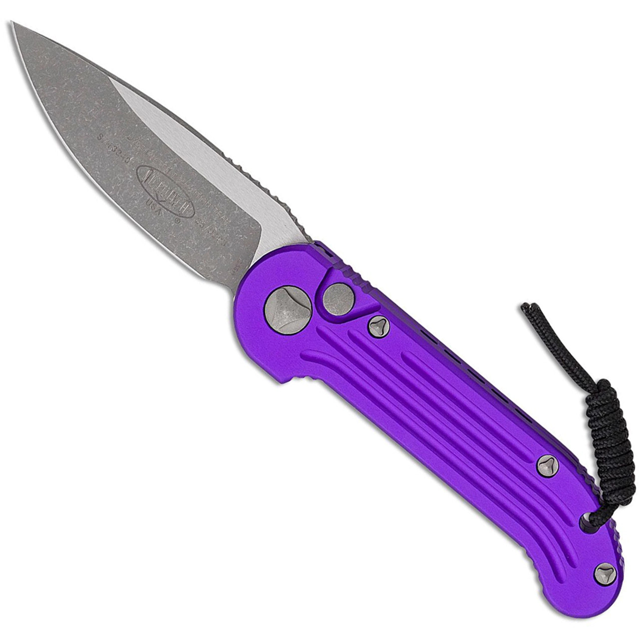 Microtech LUDT Auto Purple Apocalyptic Standard 135-10APPU | American ...