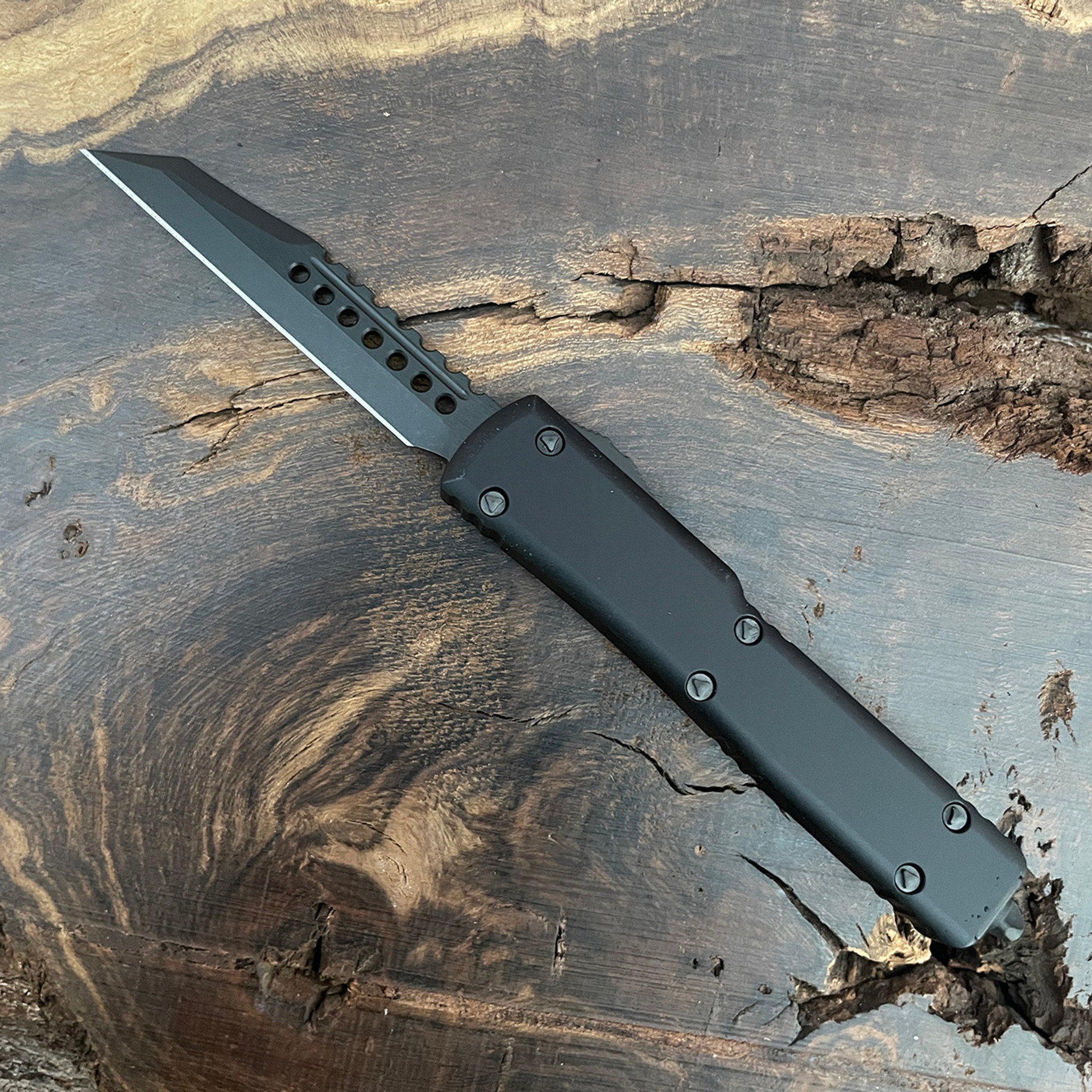 Microtech Utx 85 De Shadow Dlc Damascus Standard Dlc Hardware 232