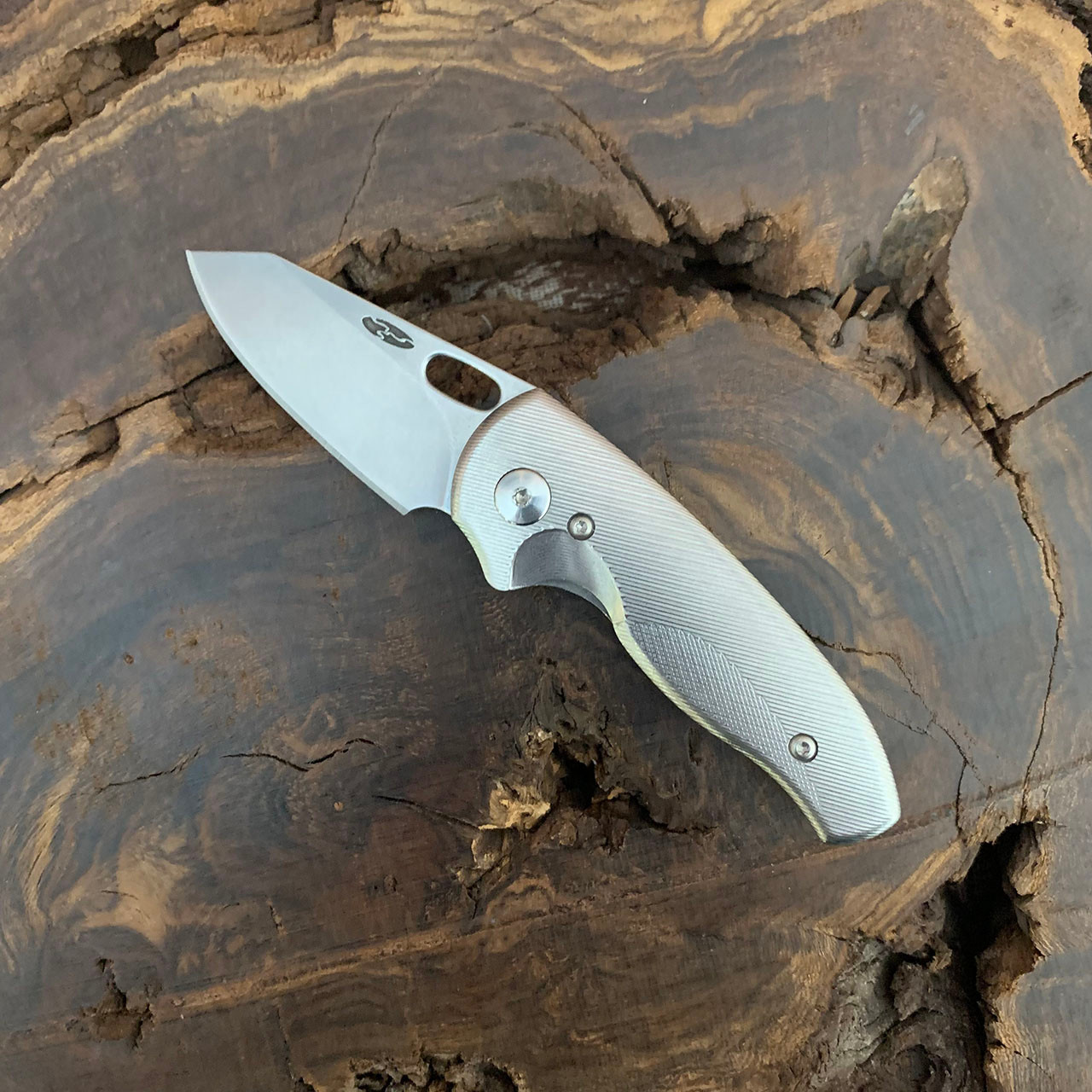 Three Rivers Manufacturing TRM Nerd Liner Lock Titanium Handle ...