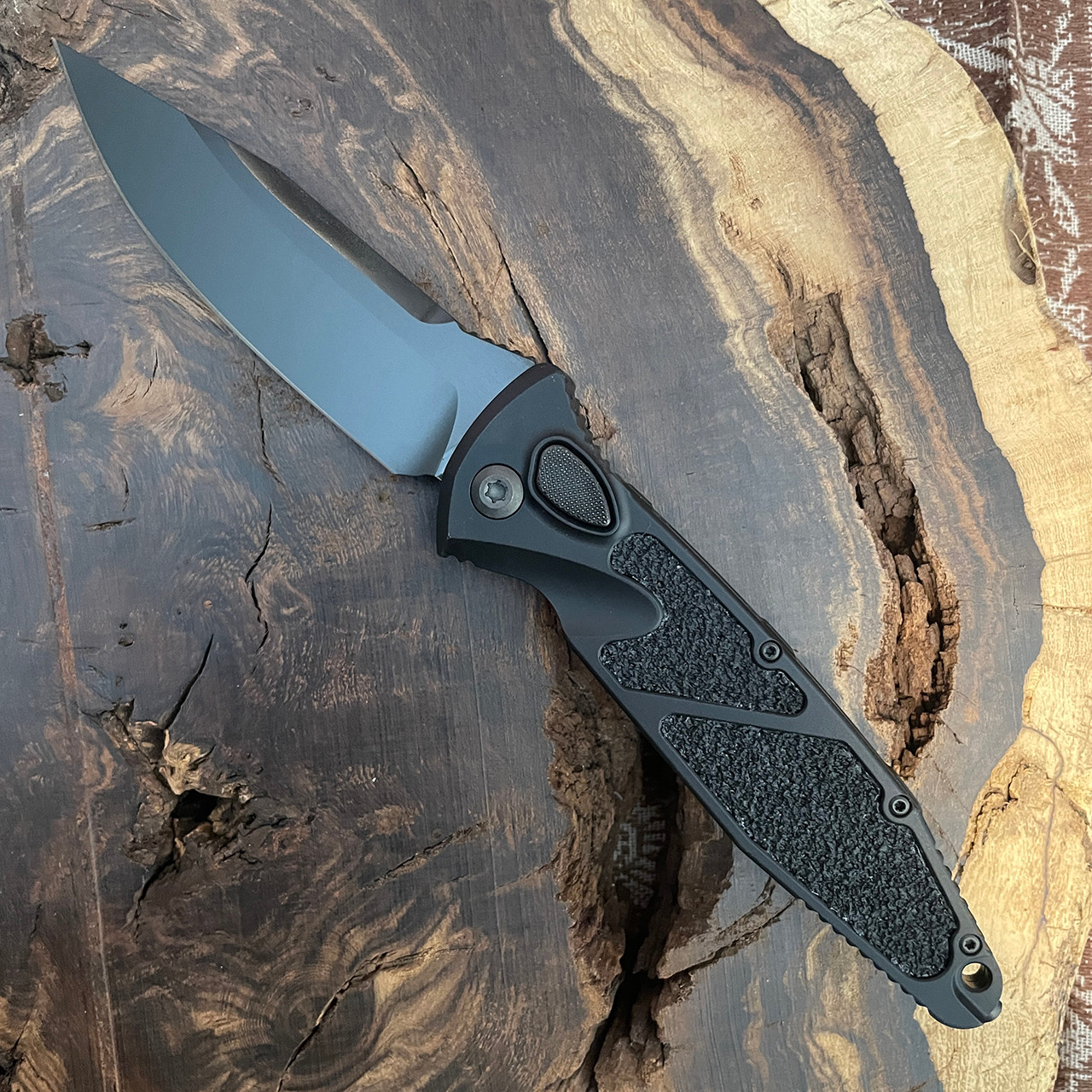 Microtech Socom Elite Auto S/E DLC Shadow DLC Blade Standard Signature ...