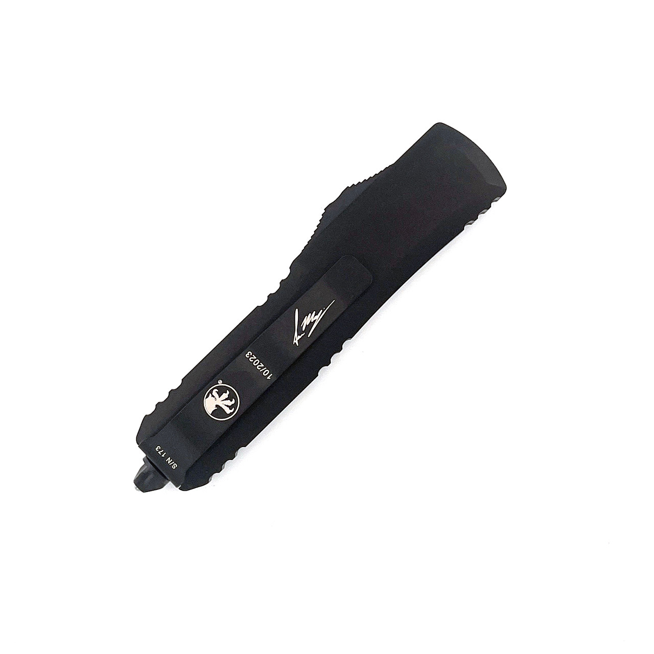 Microtech UTX-85 Warhound Tactical Black Standard Signature Series 719W ...