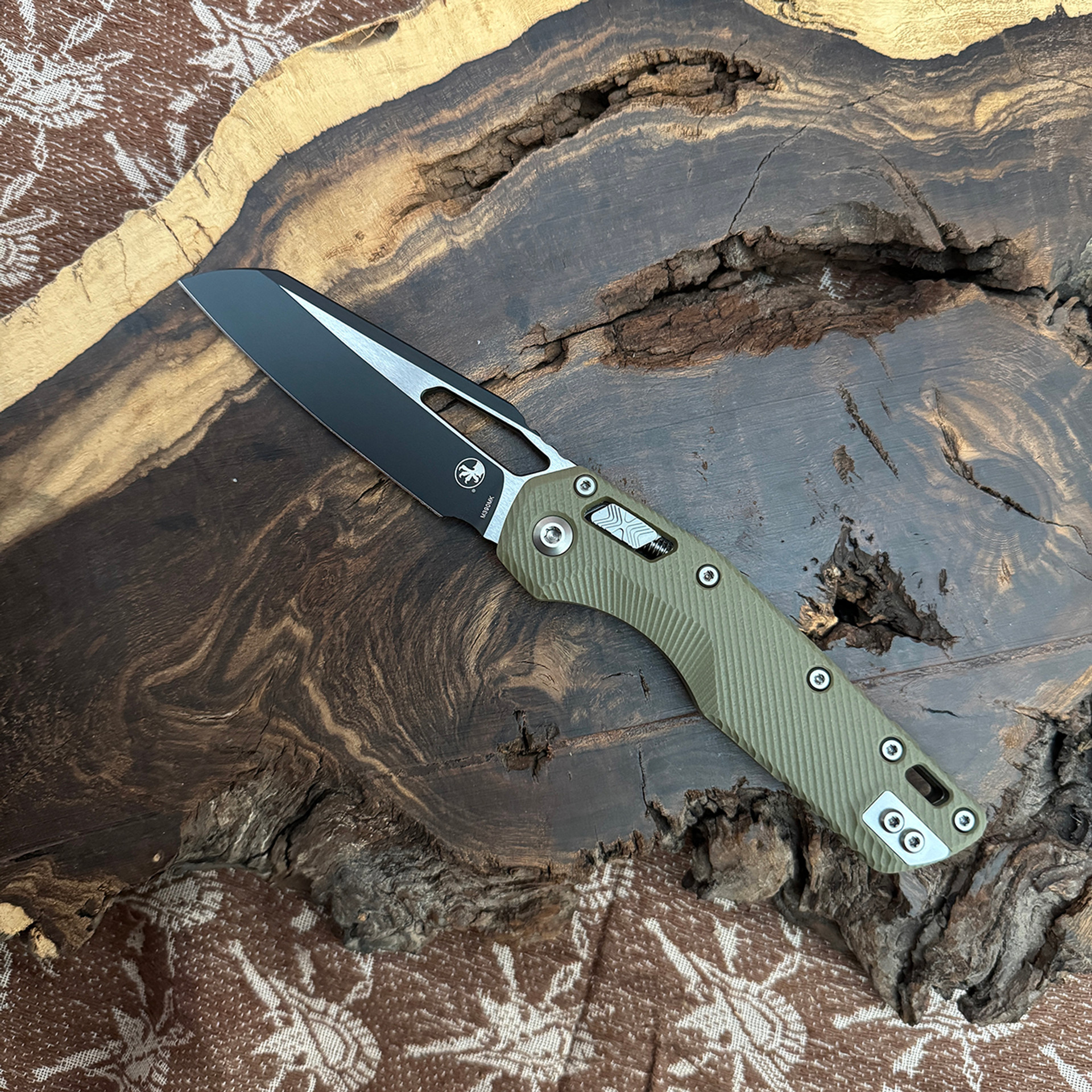 Microtech Msi Ram Lok Se Fluted Od Green G 10 Handle Black Standard