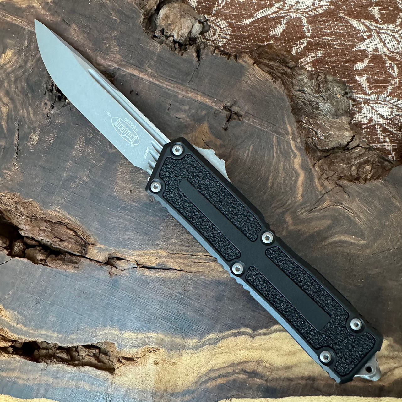 Microtech Scarab II Generation III S/E Black Apocalyptic Standard 1278 ...