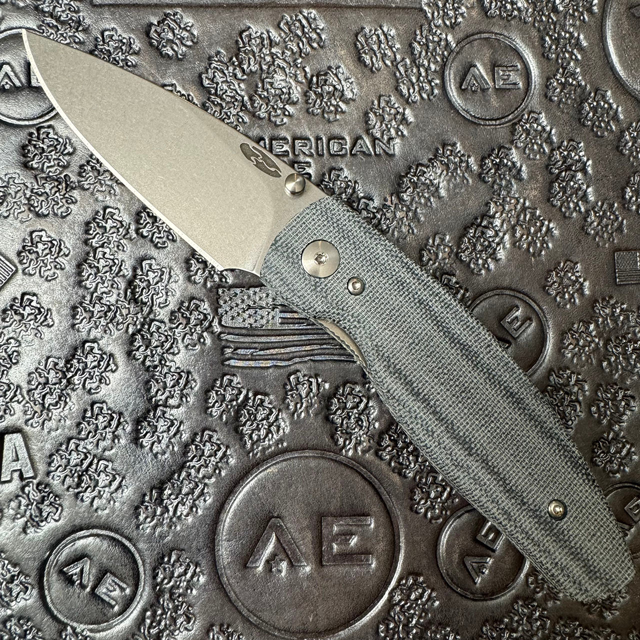 Three Rivers Manufacturing TRM Neutron 2 Liner Lock Denim Micarta ...