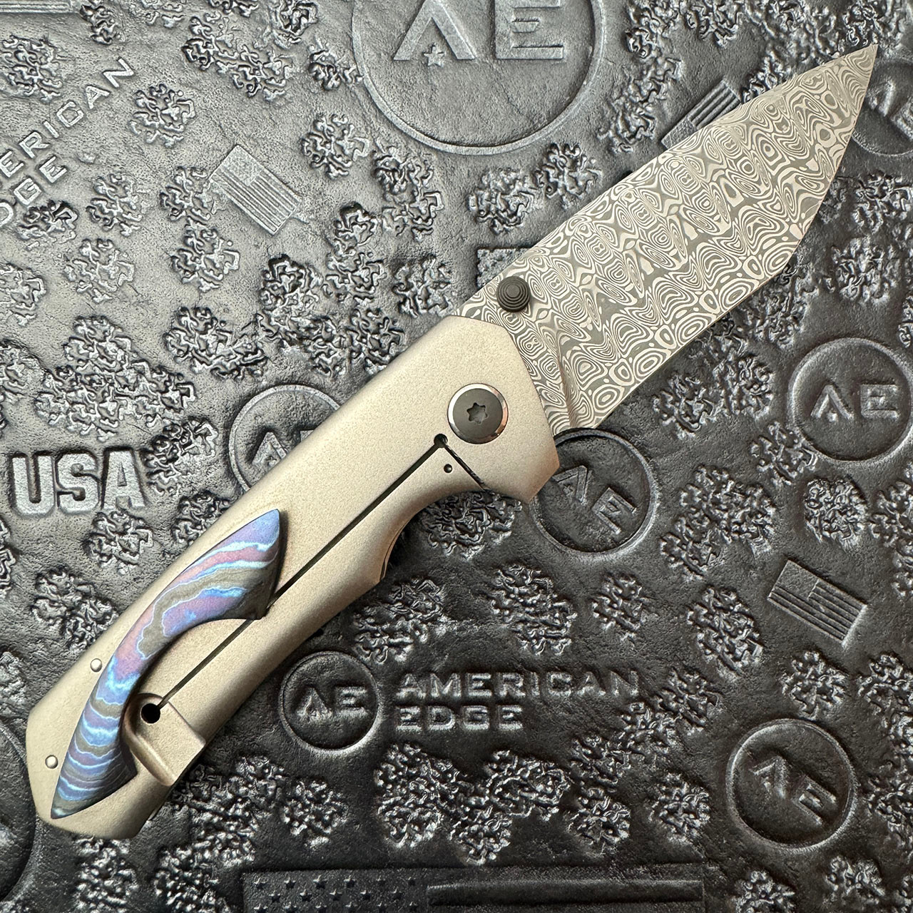Brian Efros Custom Elder Frame Lock Fat Carbon/Titanium Handle ...