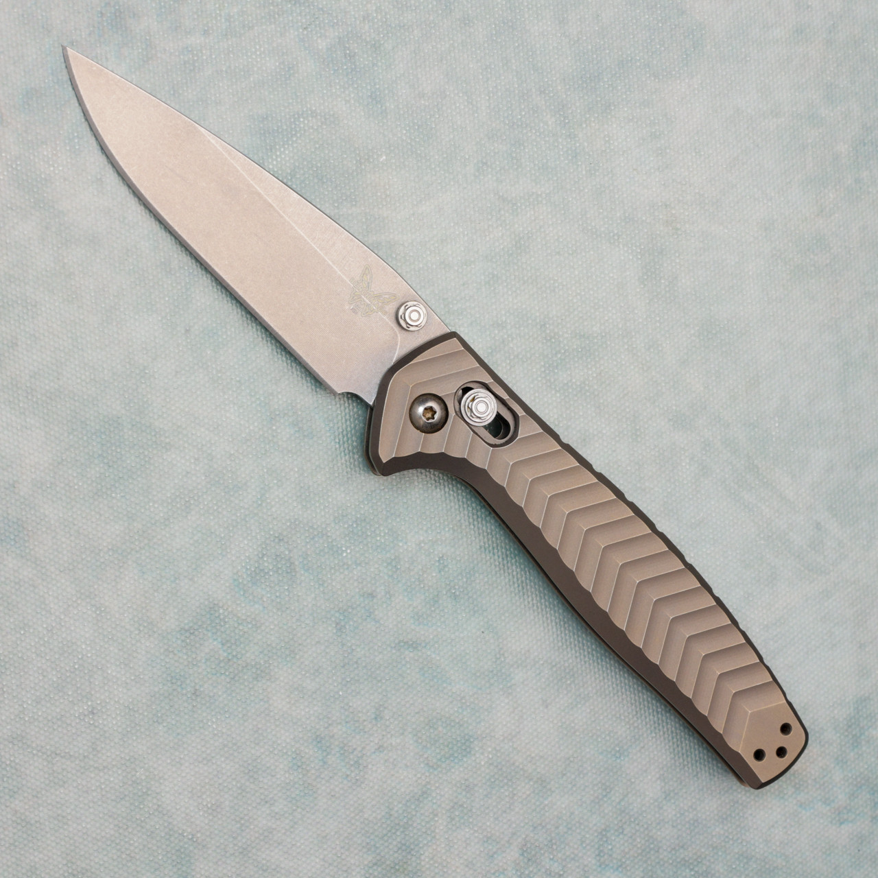 Benchmade Anthem Integral Titanium Axis Lock Folder Stonewash 20CV ...