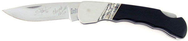 Buck 500 Duke Lock Back Buffalo Horn w/ Mammoth Tooth Limited Edition ...