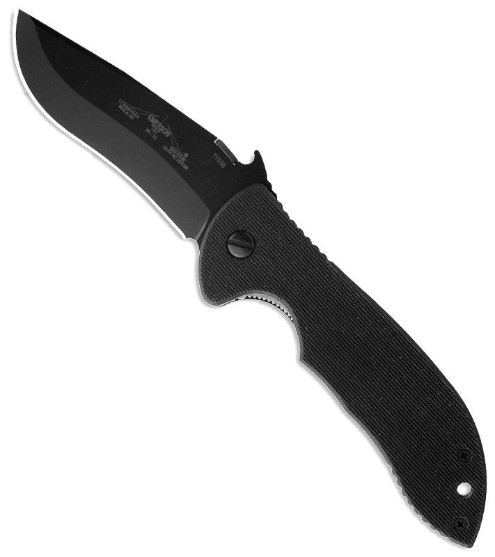 Emerson Commander Black with Wave | American Edge Knives
