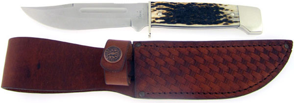 Case XX Slab Side Hunter Amber Bone 00370 | American Edge Knives