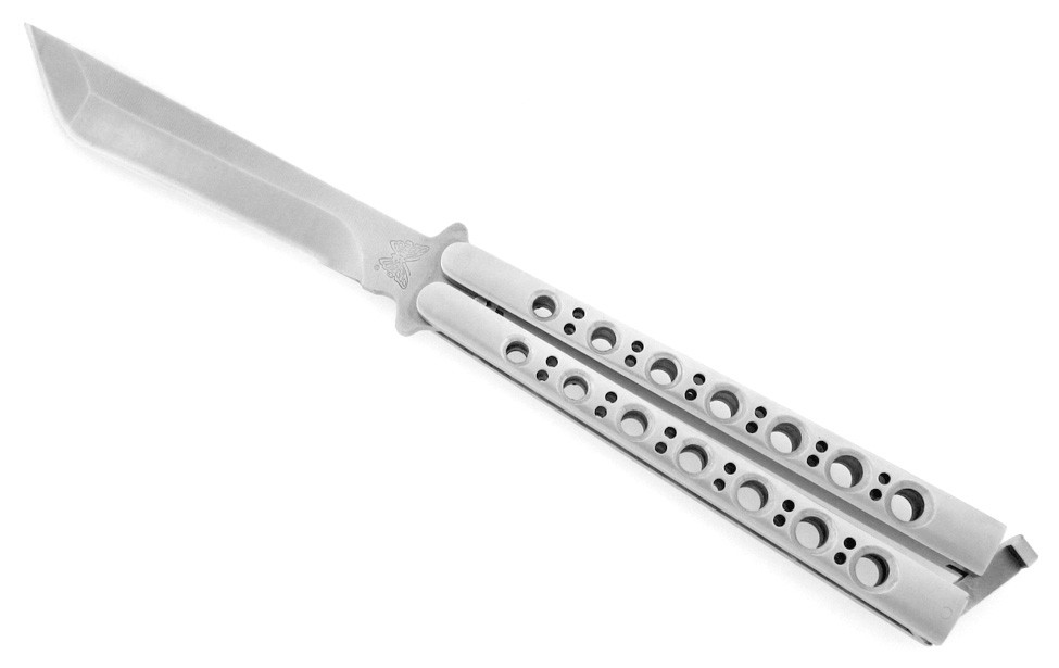 Benchmade Balisong Model 44 Tanto Butterfly Stainless Steel Vintage ...