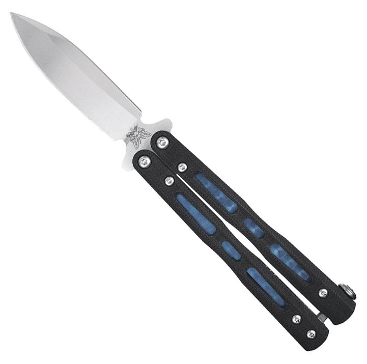 Benchmade Balisong Model 87 Wharncliffe Butterfly Titanium | American ...