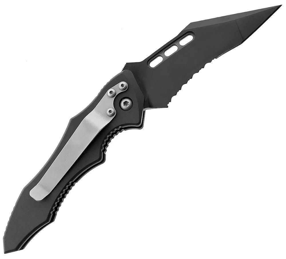 Microtech Vector Auto Original Black Serrated 300109 Vintage | American ...