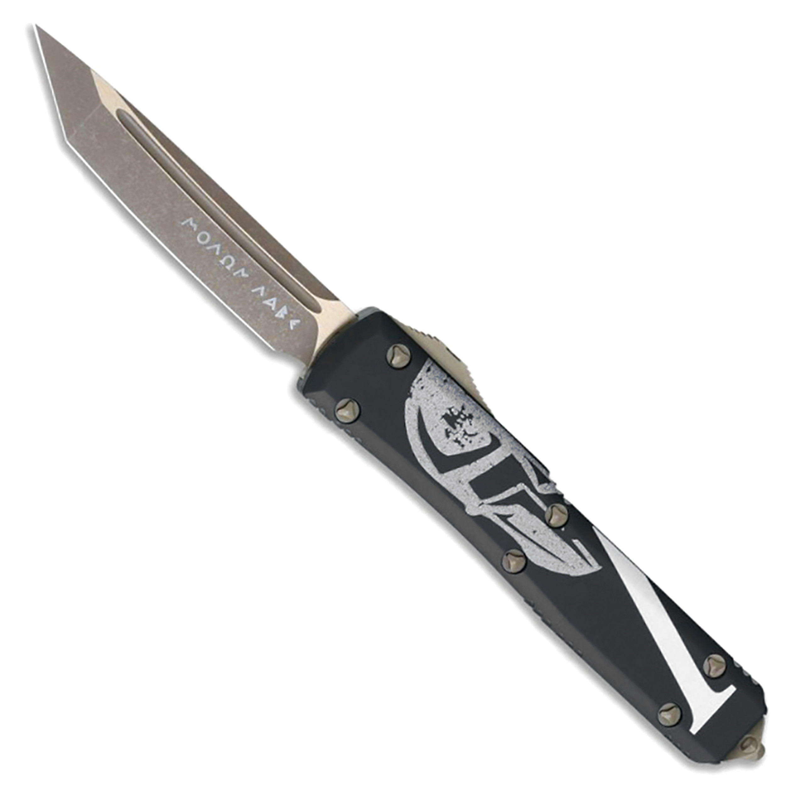 Microtech Ultratech Te Molon Labe Bronzed Apocalyptic Standard