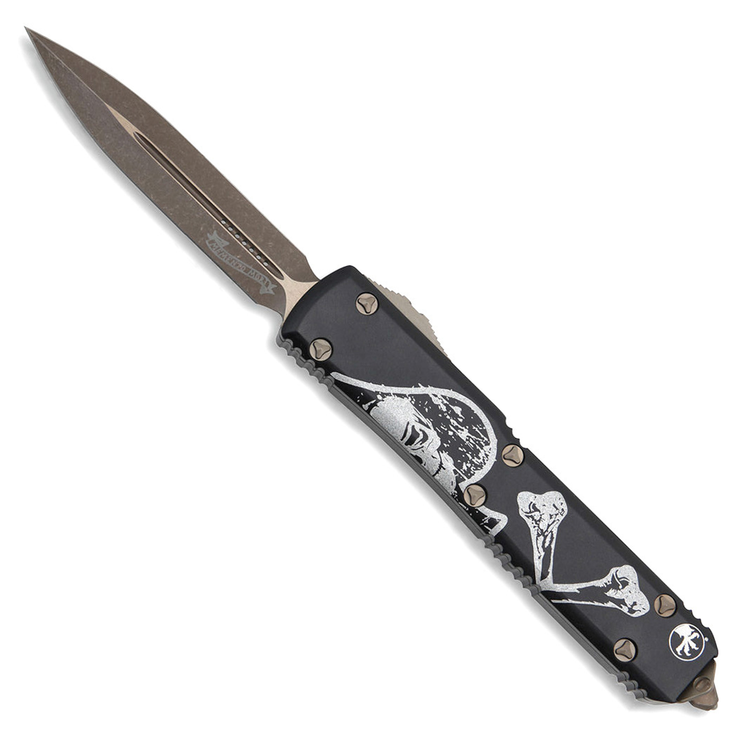Microtech Ultratech De Death Card Bronzed Apocalyptic Standard