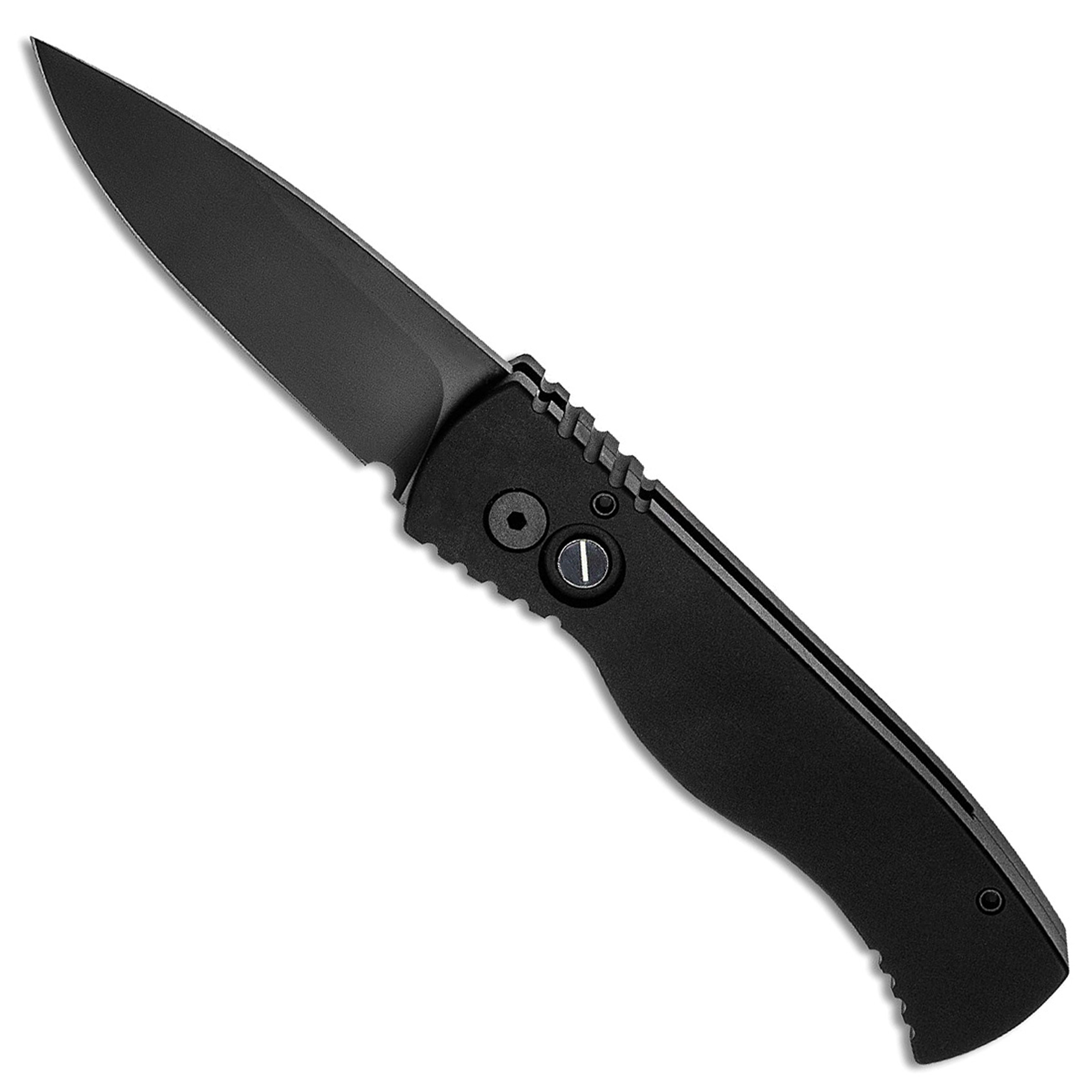 Pro Tech Tr 2 Operator Series Black Tactical Handle Dlc Blade Tritium