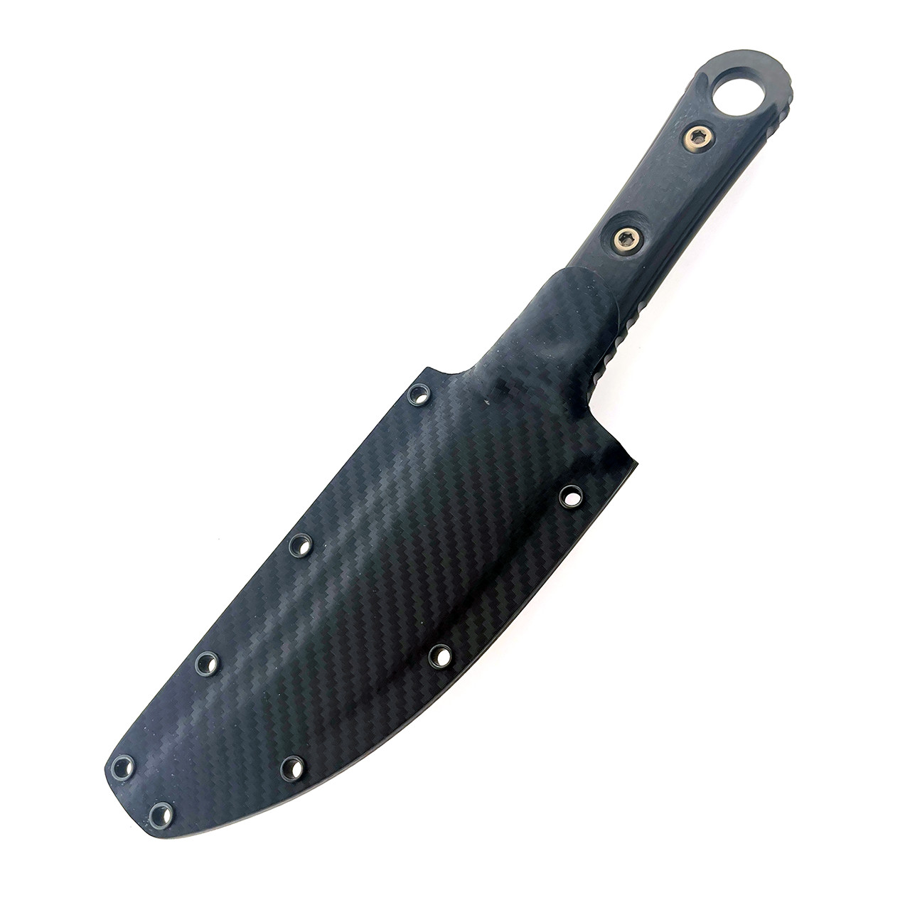 Microtech Borka SBK Fixed Blade Carbon Fiber Handle DLC Standard Blade ...