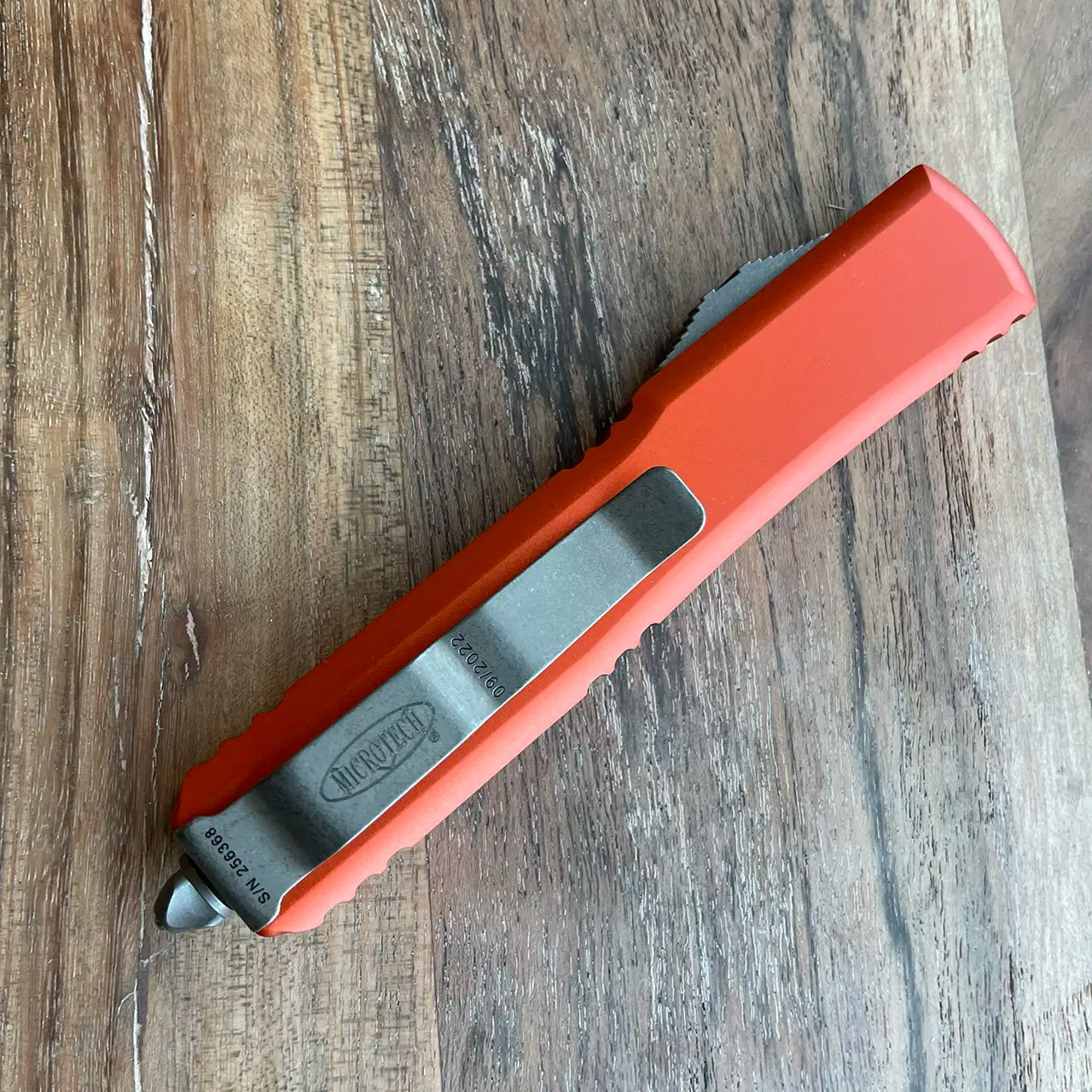 Microtech Ultratech Spartan Orange Bronze Apocalyptic Standard 223 ...