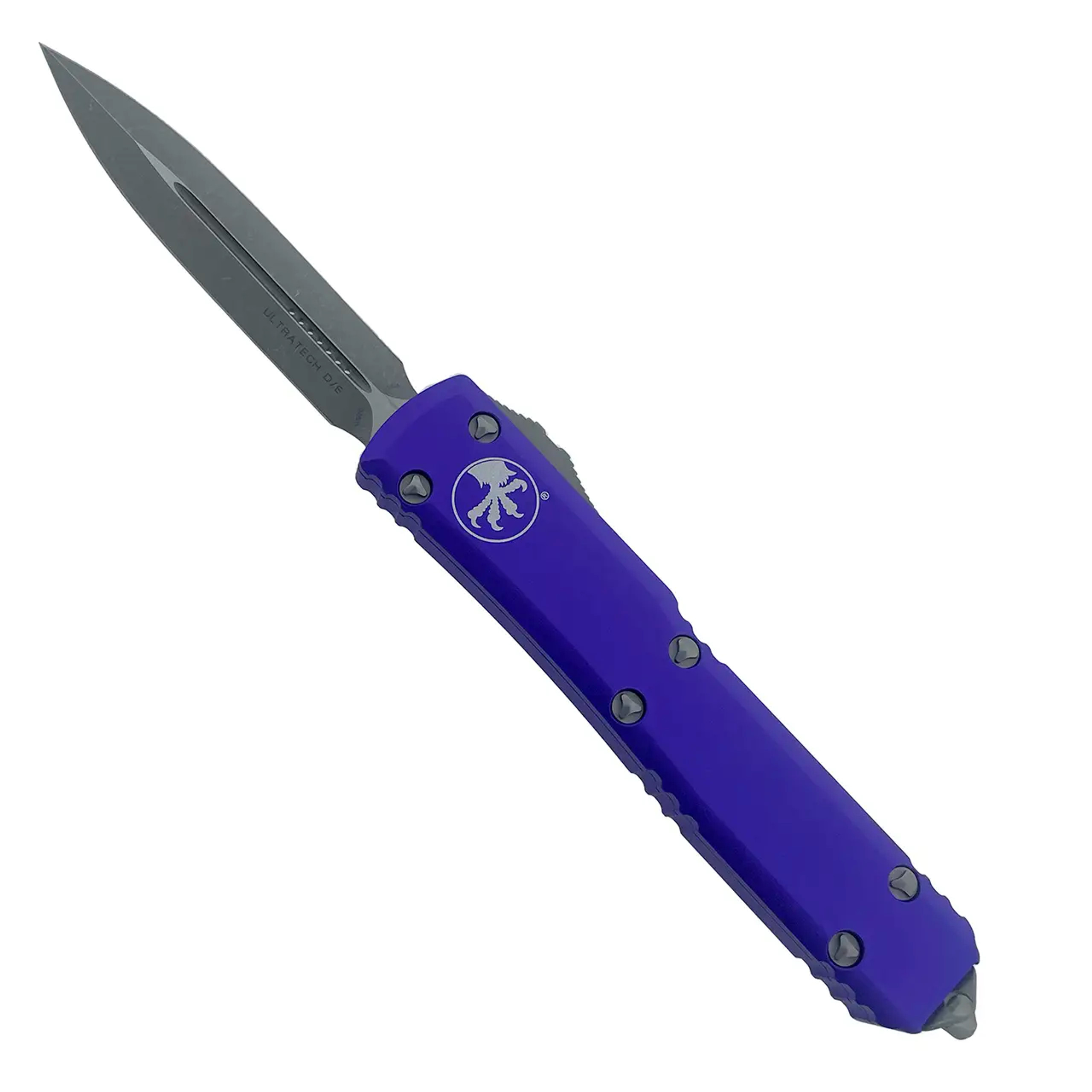 Microtech Ultratech De Purple Handle Apocalyptic Standard Blade 122