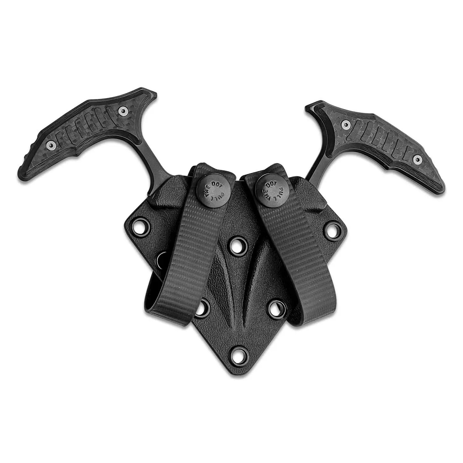 Microtech Bastinelli Bee Fixed Blade S/E Wharncliffe Double Carbon ...