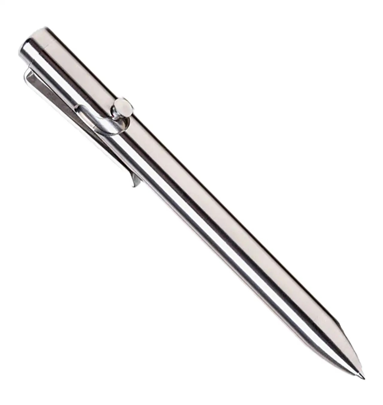 Tactile Turn Bolt Action Short Pen Titanium Bolt | American Edge Knives