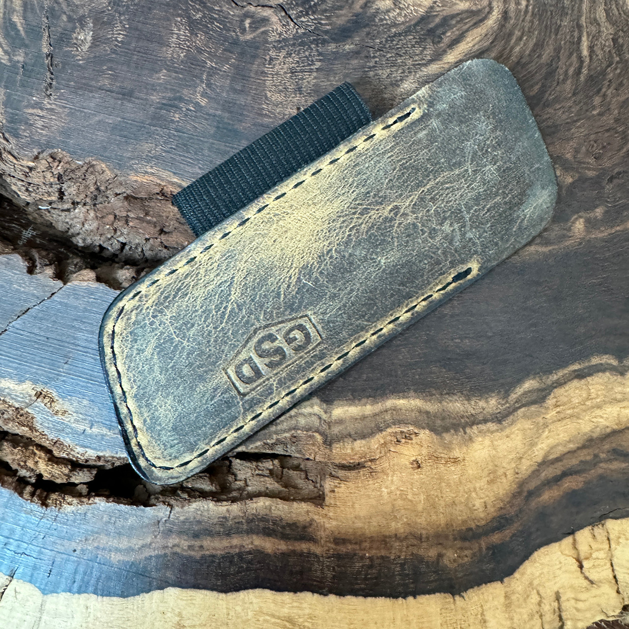 Tactile Knife Co. Greg Stevens Design Leather Bexar Slip Pouch and Pen ...