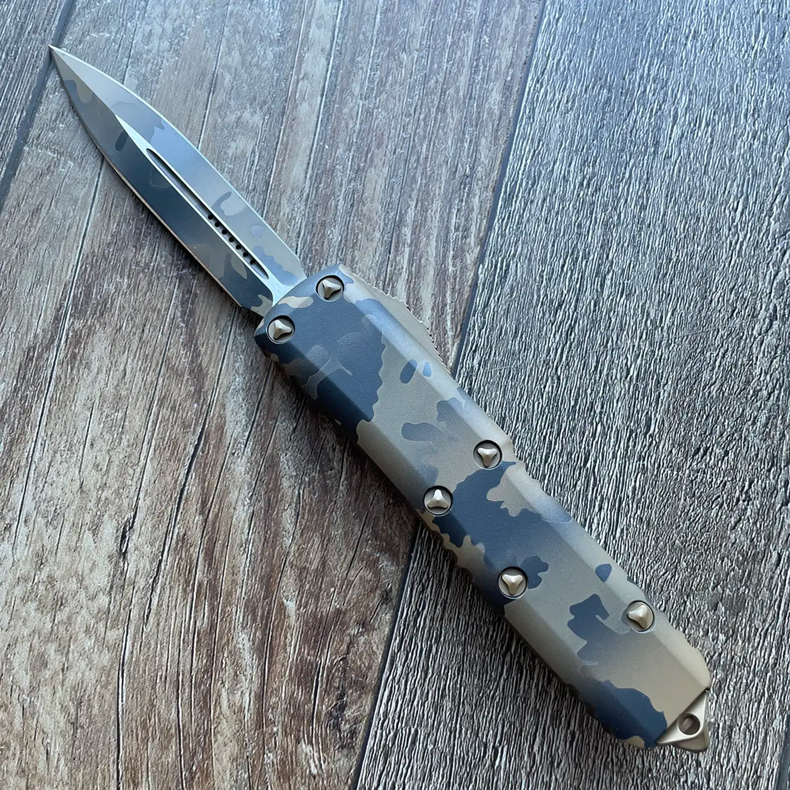 Microtech Utx 85 De Coyote Camo Standard Signature Series 232 1ccs