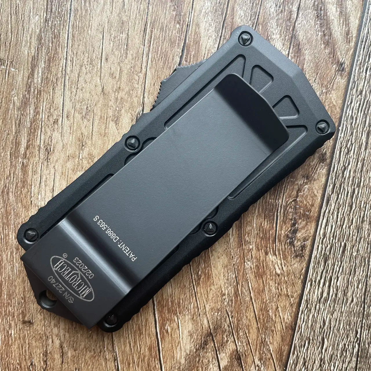 Microtech Exocet OTF Money Clip D/E Tactical Double Full Serrated 157 ...