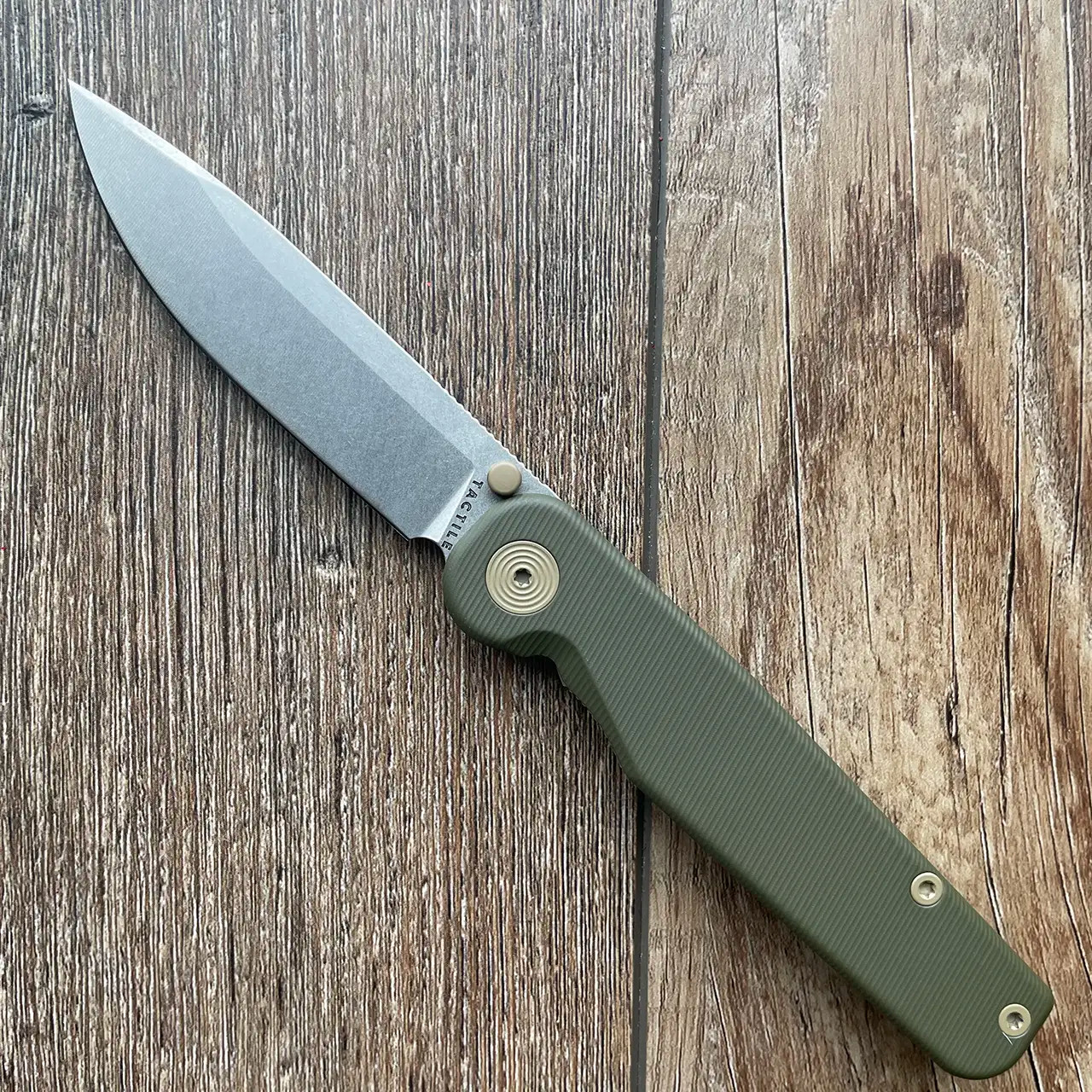 Tactile Knife Co. Rockwall Thumbstud Liner Lock Overlander Cerakote ...