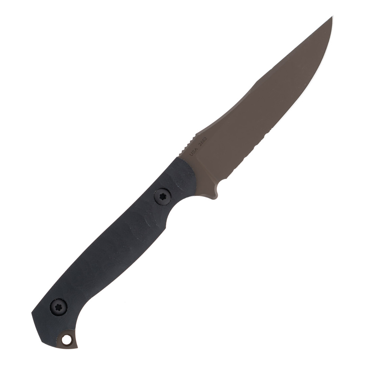 Toor Knives Krypteia JD35s Fixed Blade Black G-10 Handle Bronze ...