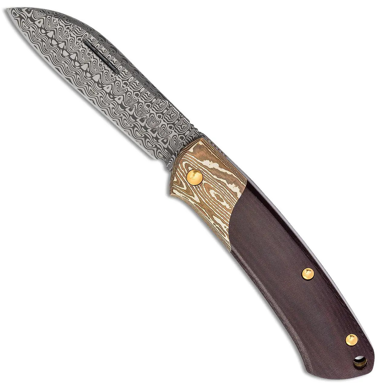 Benchmade Gold Class Proper Slip Joint Folder Burgundy/Black Linen ...